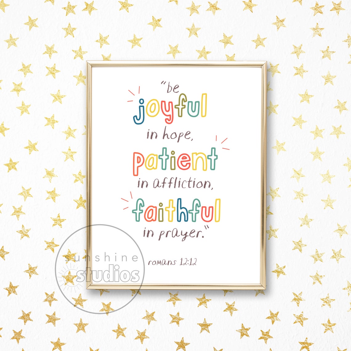 Scripture Art Printable, Bible Download, Gender Neutral, Romans, Memory ...