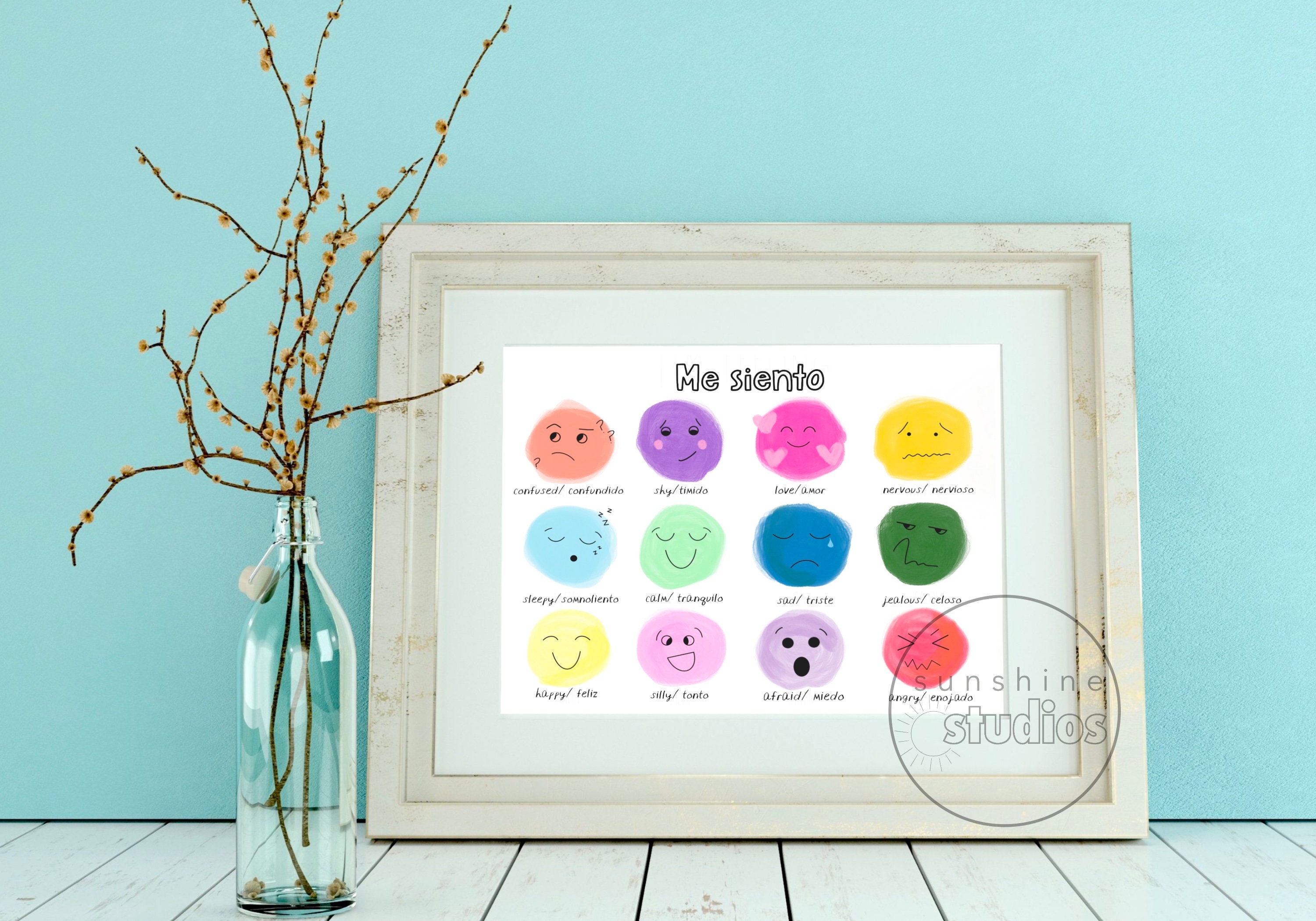 Me Siento Printable, Feelings Download, Poster, Classroom, Preschool ...