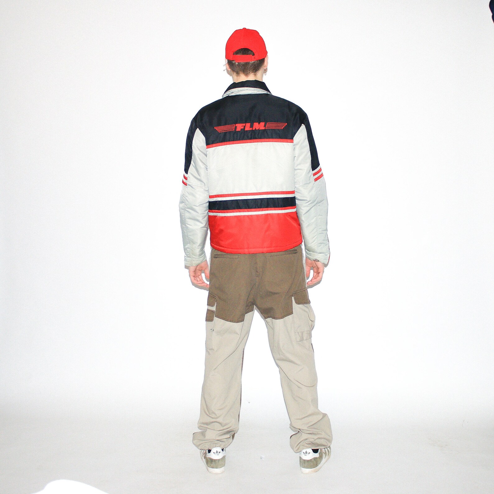 VINTAGE JACKET, 90s, Y2K, 00s Vintage 90s Sponsor Racing Jacket in ...