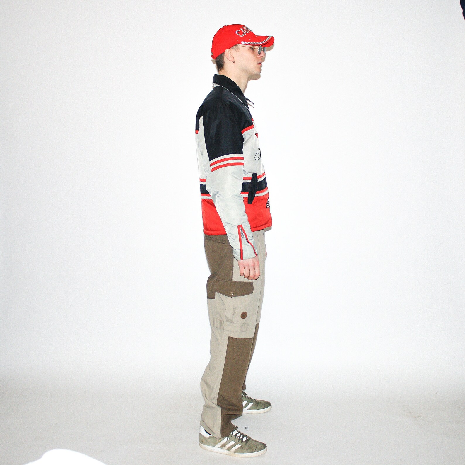 VINTAGE JACKET, 90s, Y2K, 00s Vintage 90s Sponsor Racing Jacket in ...