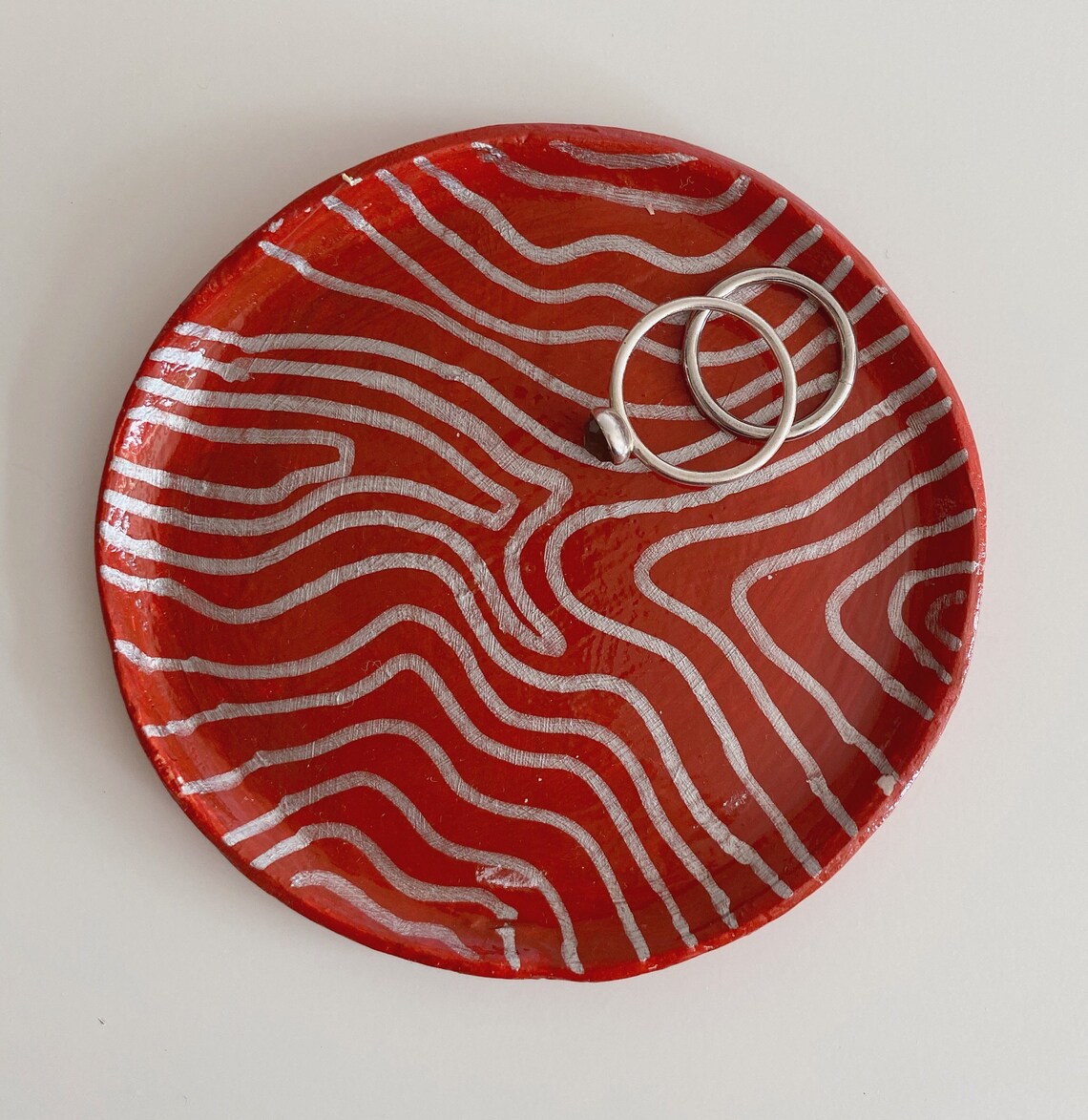 Handmade Clay Trinket Dish - Etsy UK