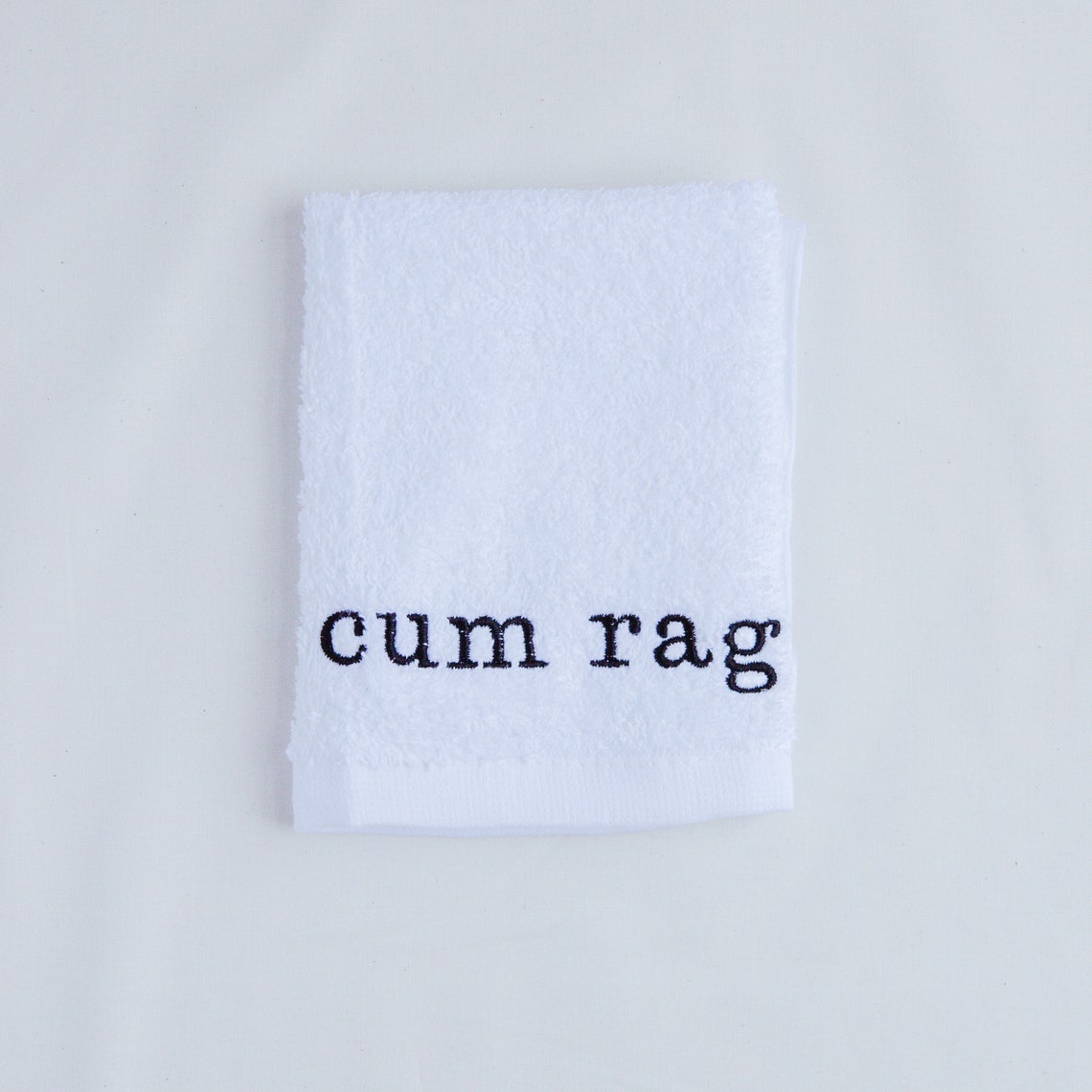 Cum Rag Embroidered Towel Gag Gifts Bachelorette Gifts | Etsy