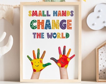 Small Hands Change the World - Etsy