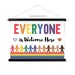 Everyone is Welcome Inclusive Equality Wall Art Classroom - Etsy