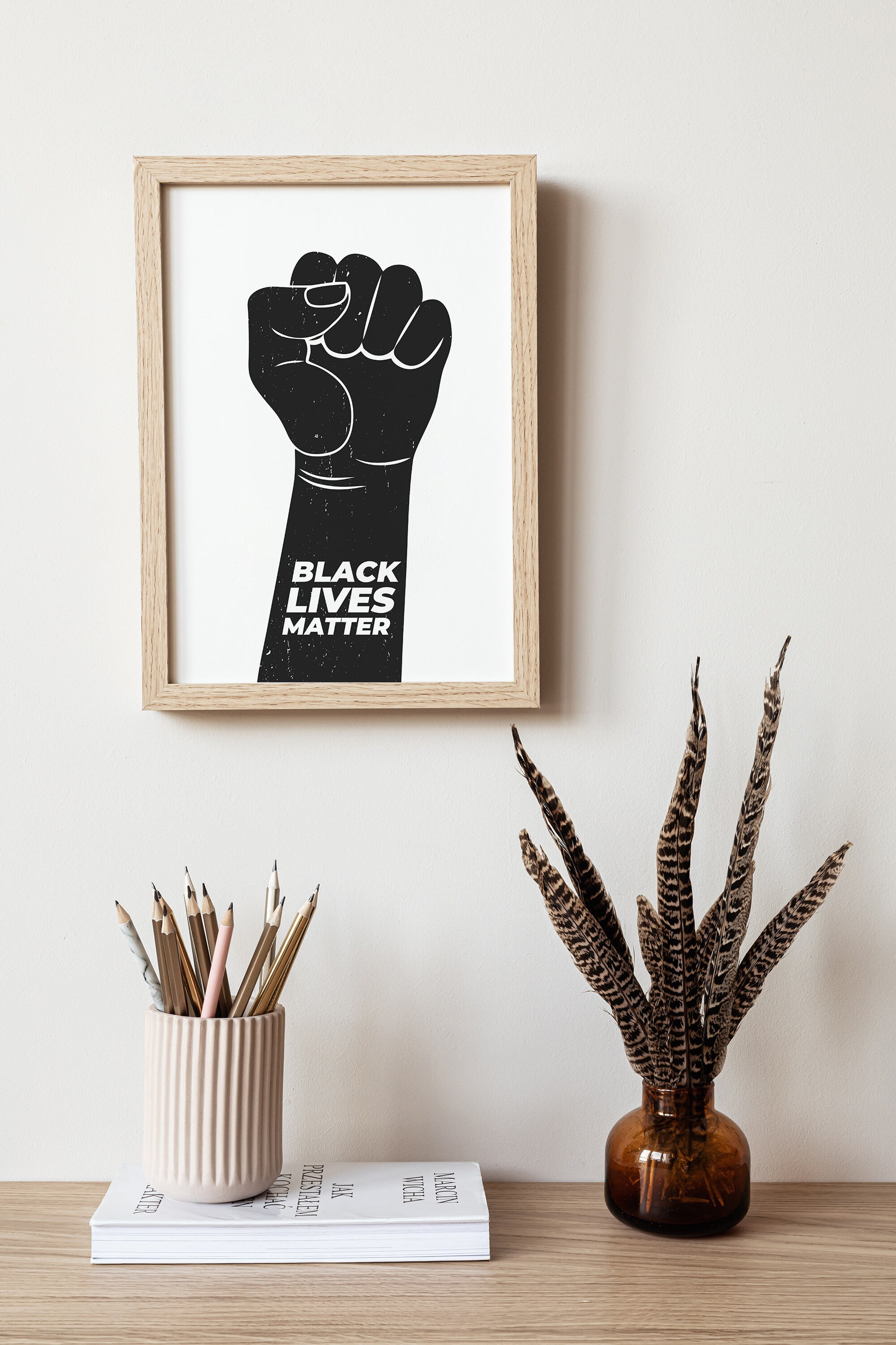Black Lives Matter Poster Anti Rassismus Poster Soziale - Etsy.de