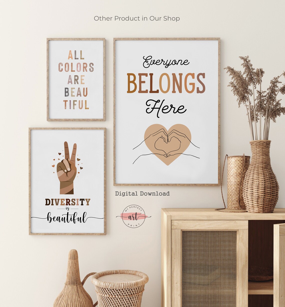 Diverse Inclusive Safe Space for Everyone Rainbow Diversity - Etsy