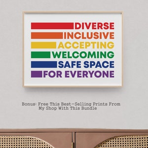 15 Diversity Inclusion Classroom Posters School Counselor Office ...