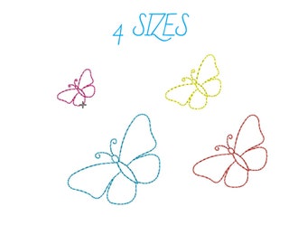 Butterfly Embroidery Designs Mini Butterflies Machine | Etsy