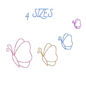 Butterfly Embroidery Designs Mini Butterflies Machine Embroidery Design ...