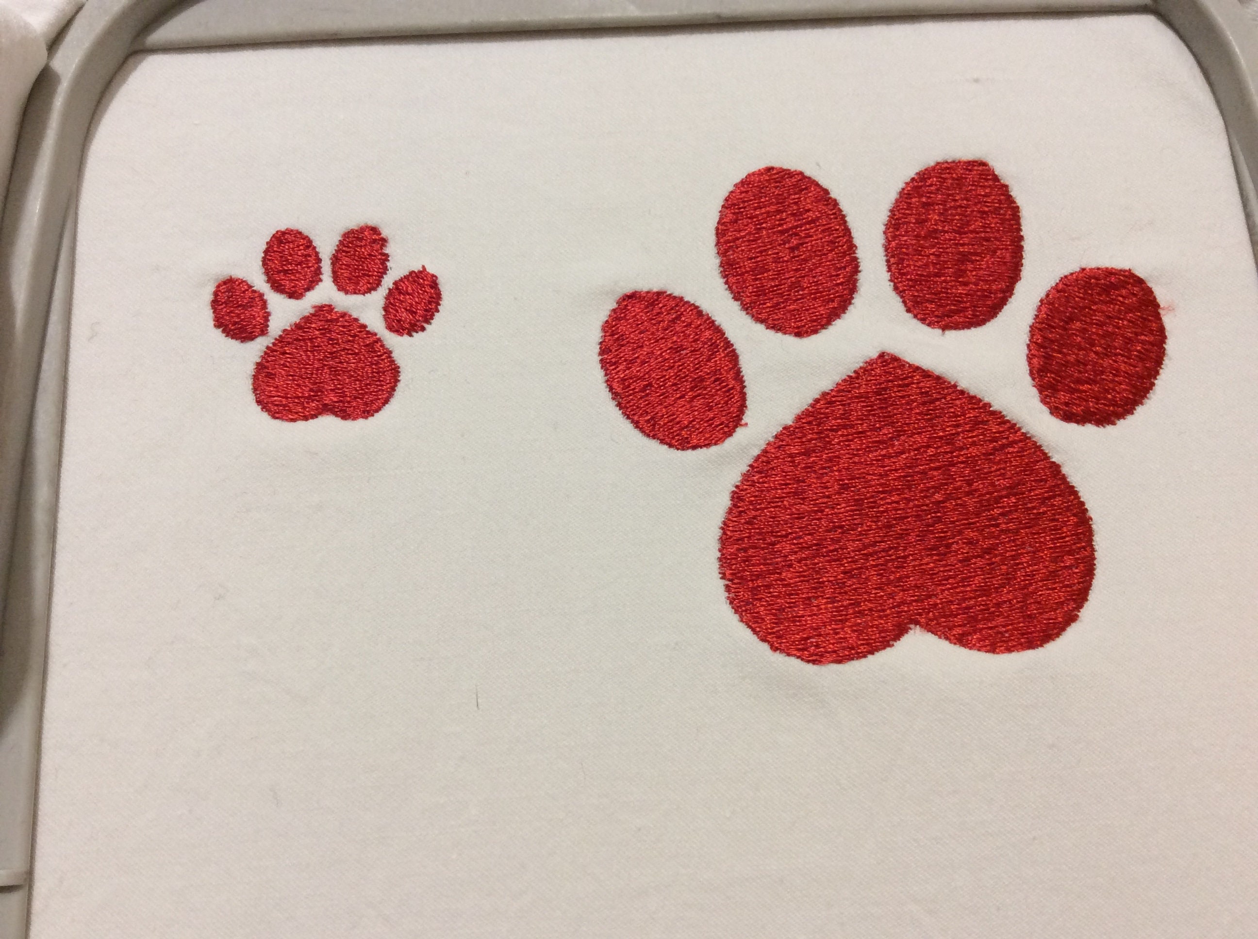 Paws Embroidery Design Dog Paws Embroidery Designs - Etsy Israel