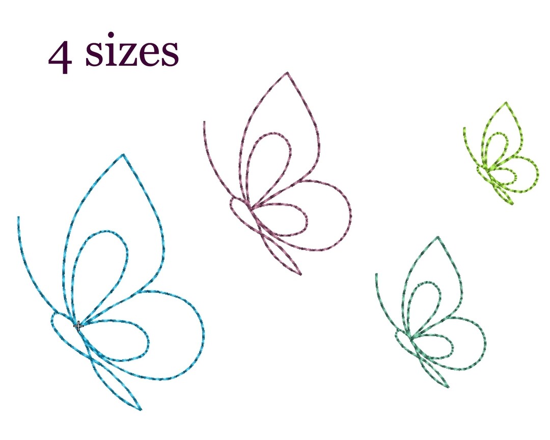 Butterfly Embroidery Designs Mini Butterflies Machine Embroidery Design ...
