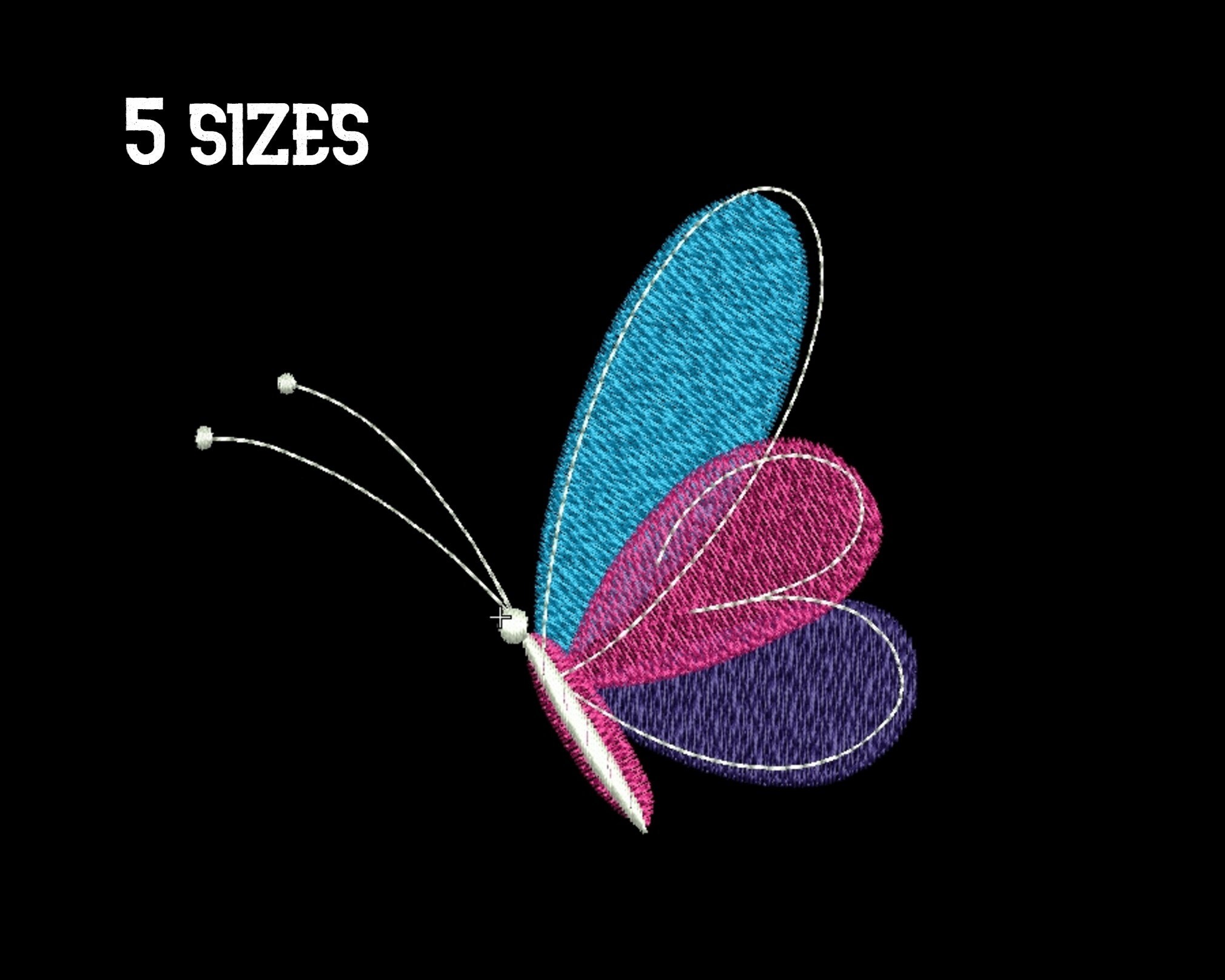 Butterfly Embroidery Designs Color Butterfly Machine Embroidery Design ...