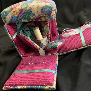 Fabric Covered Sewing Box / Kit - Etsy