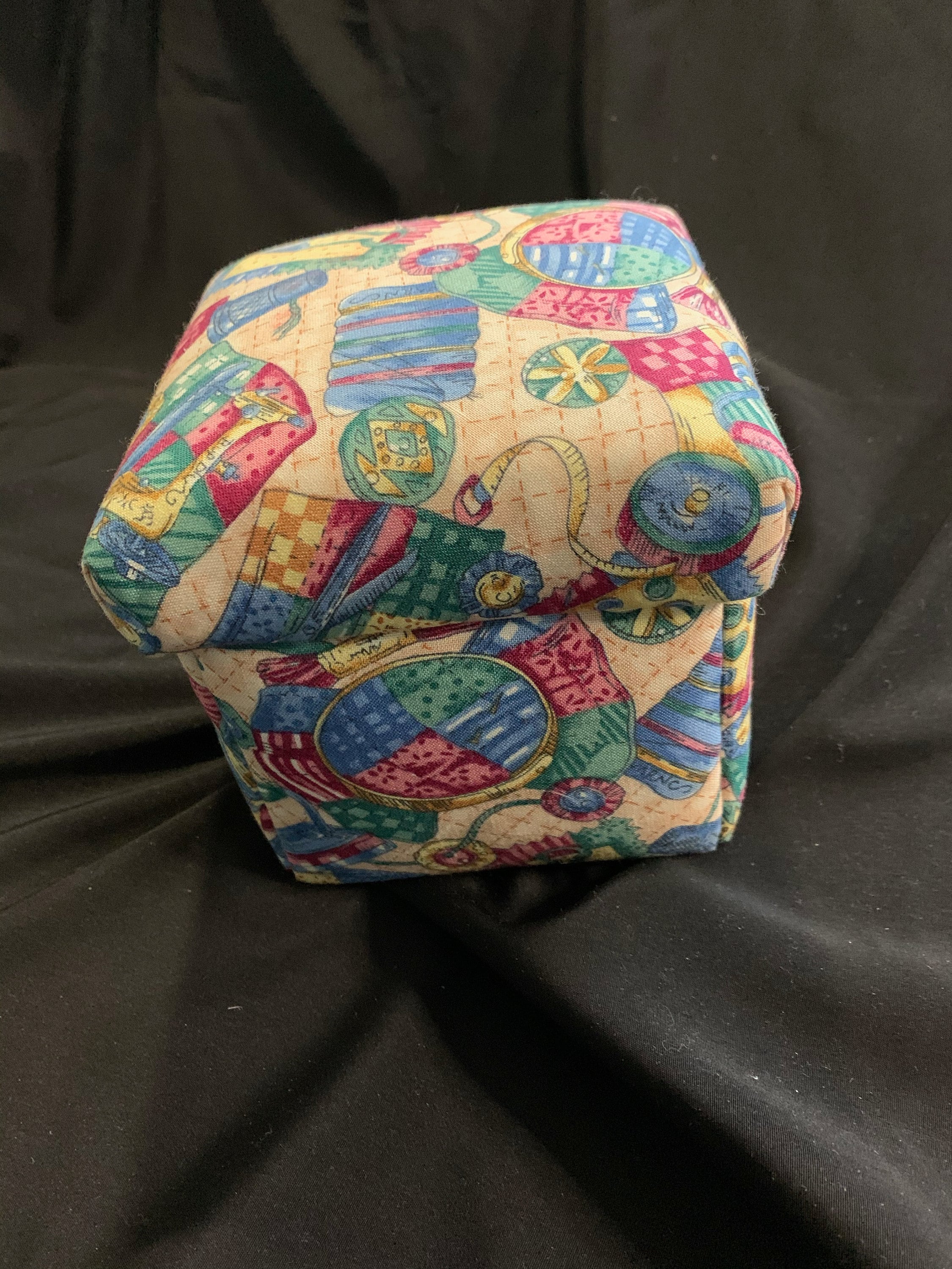 Fabric Covered Sewing Box / Kit - Etsy