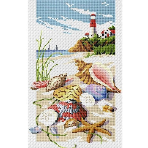 Sea Shells Cross Stitch Pattern Sea Beach Cross Stitch - Etsy