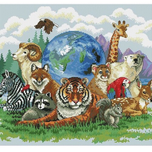 Tiger Cross Stitch Pattern Wild Animals Cross Stitch - Etsy