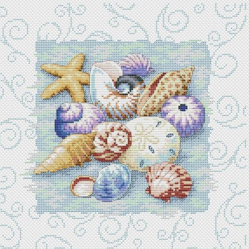 Sea Cross Stitch Pattern Beach Cross Stitch Pattern | Etsy