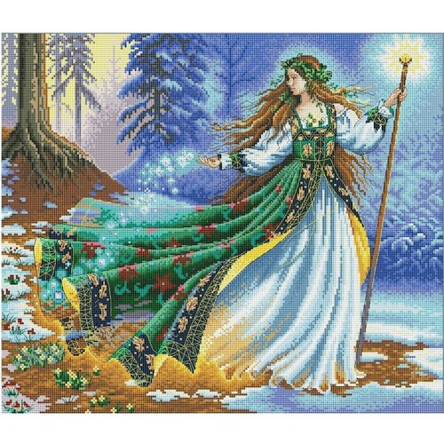 Moon Fairy Full Coverage Cross Stitch Pattern PDF - Etsy