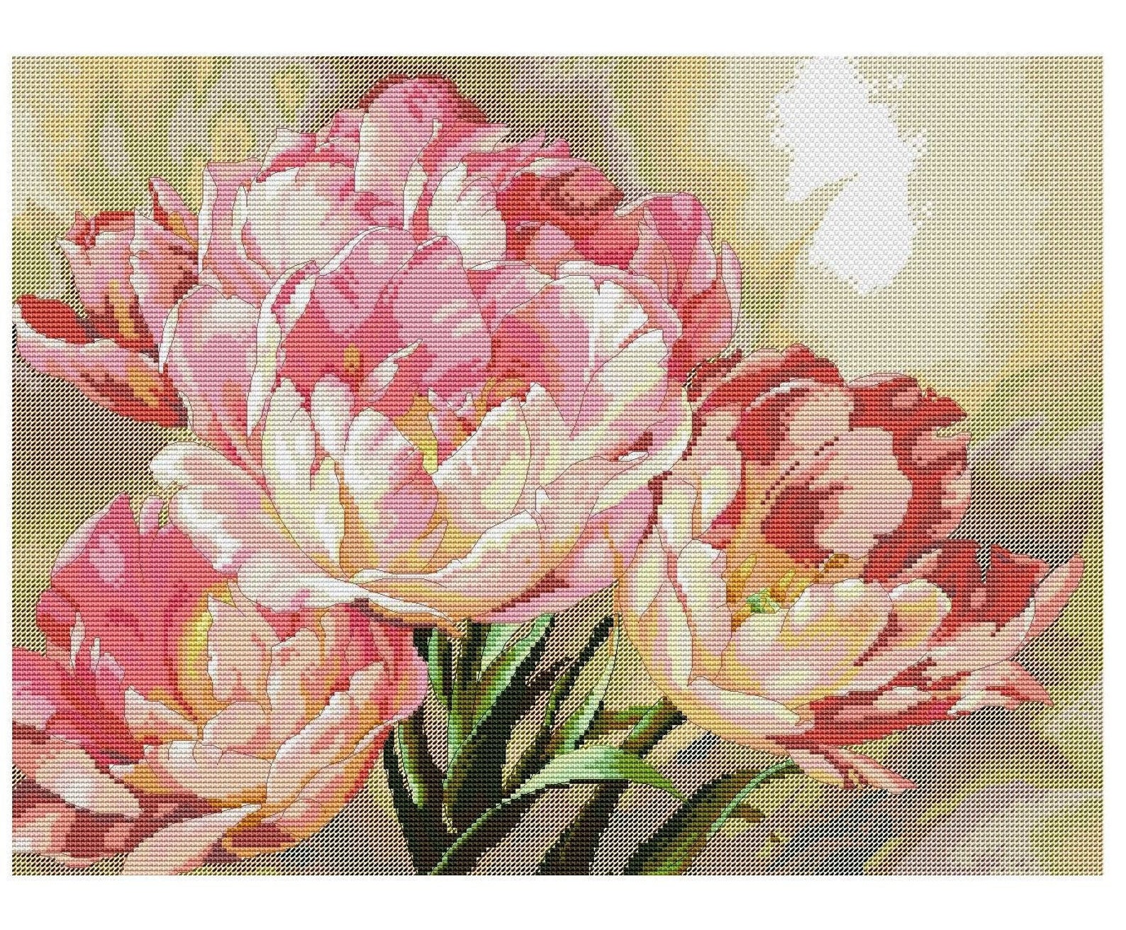 Tulips Cross Stitch Pattern Garden Flower Cross Stitch - Etsy