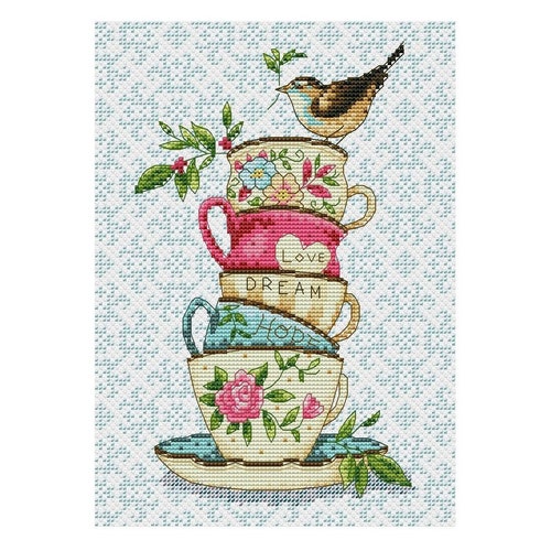 Time for Tea Cross Stitch Pattern Instant Download - Etsy