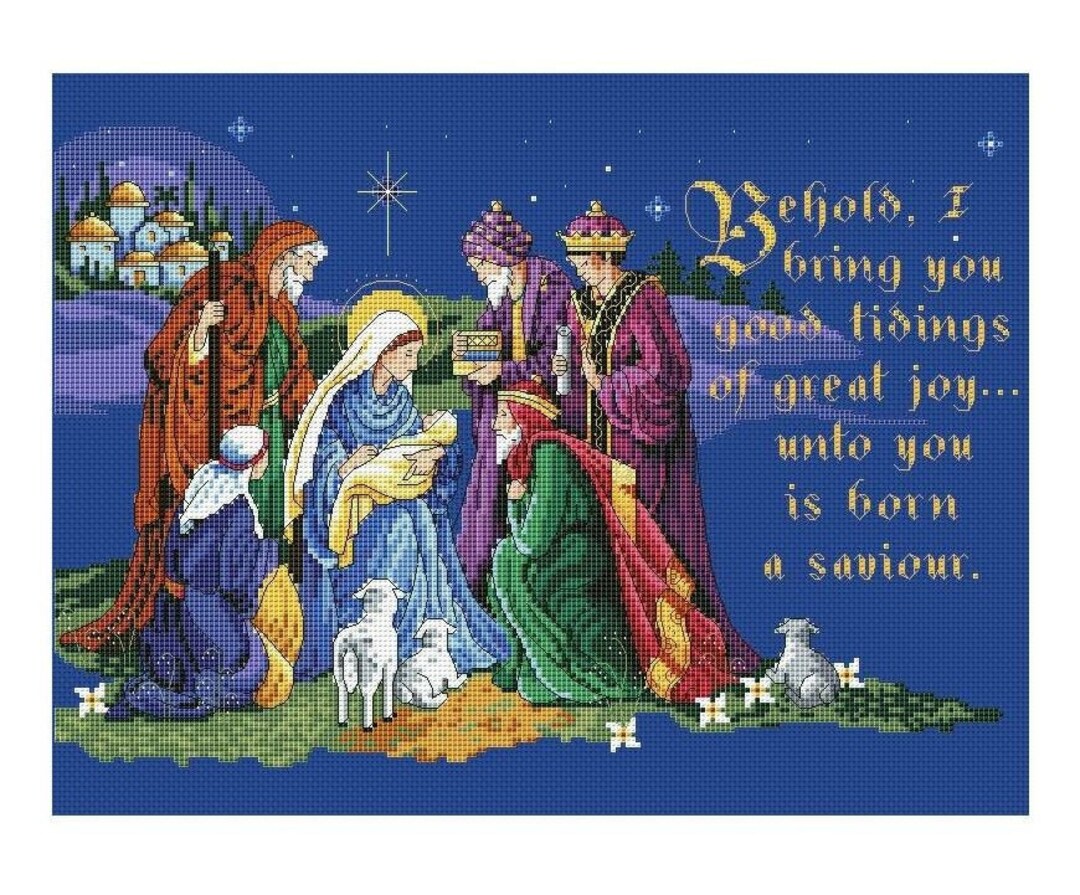 Religious Cross Stitch Pattern | Holy Family Cross Stitch | Instant ...