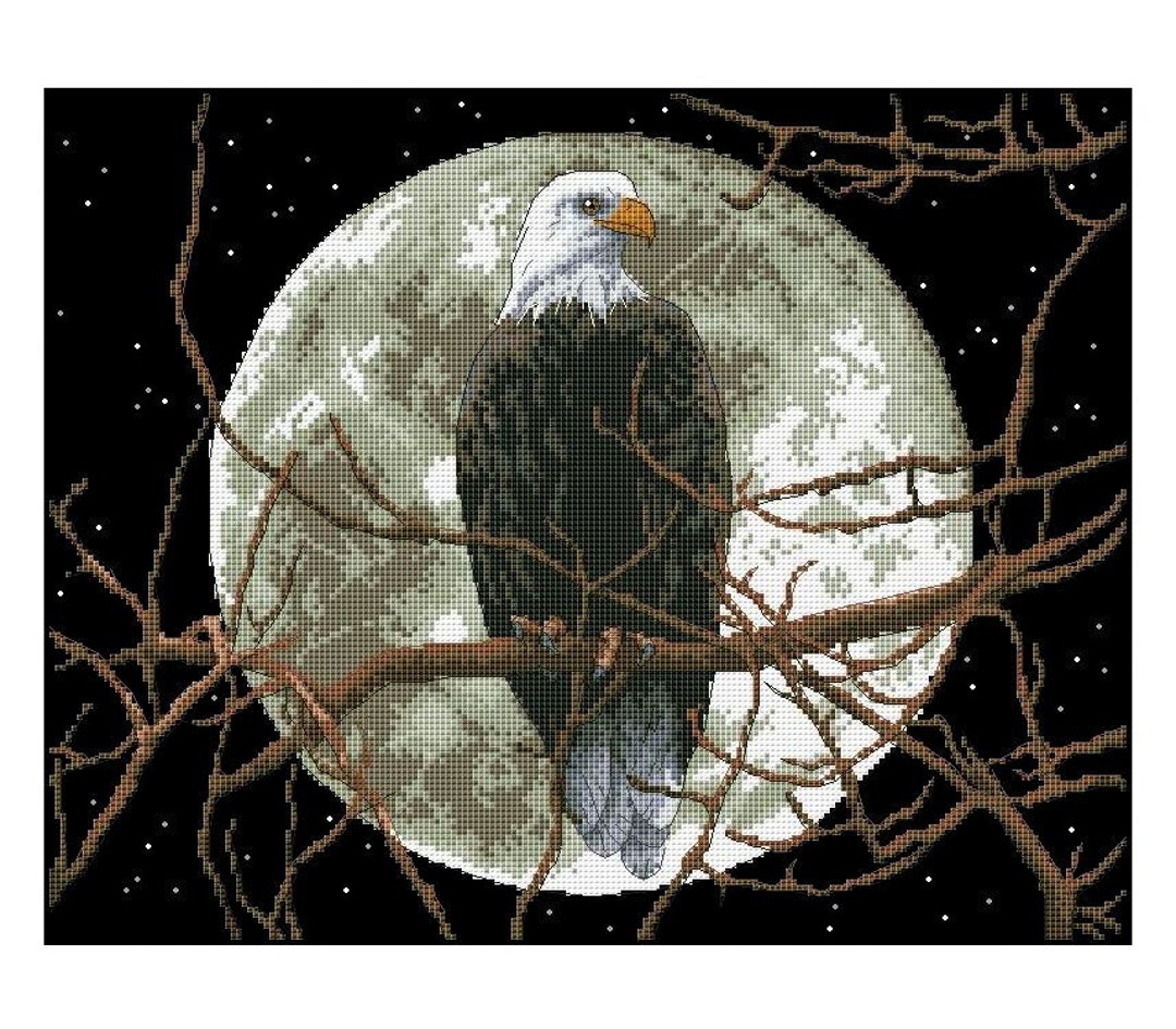 Eagle Cross Stitch Pattern | Bird Cross Stitch Pattern | Instant ...