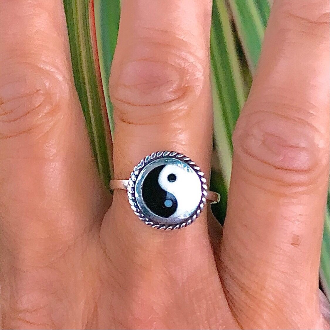 Yin Yang Ring Retro Funk Boho Indie Ring Spiritual - Etsy