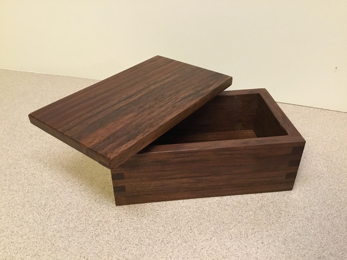 Black Walnut Mini Box - Etsy