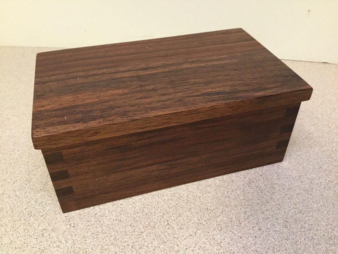 Black Walnut Mini Box - Etsy