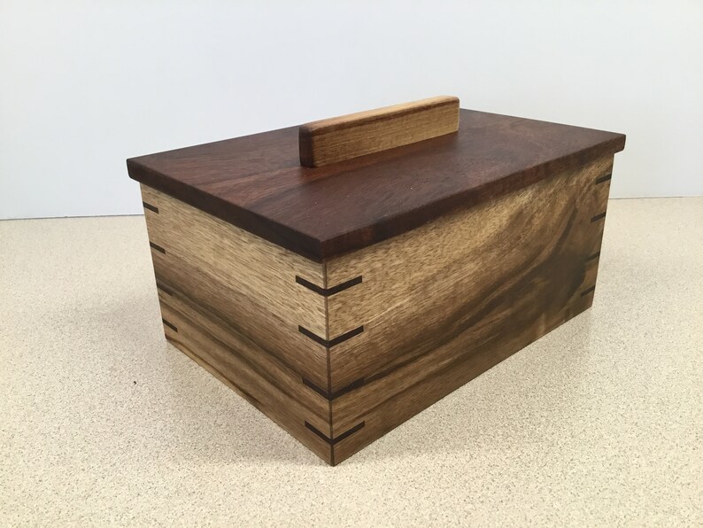 Oregon Myrtlewood & Walnut Box - Etsy