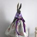 Luna Lapin Rabbit/handmade Felt Heirloom/collectable - Etsy UK