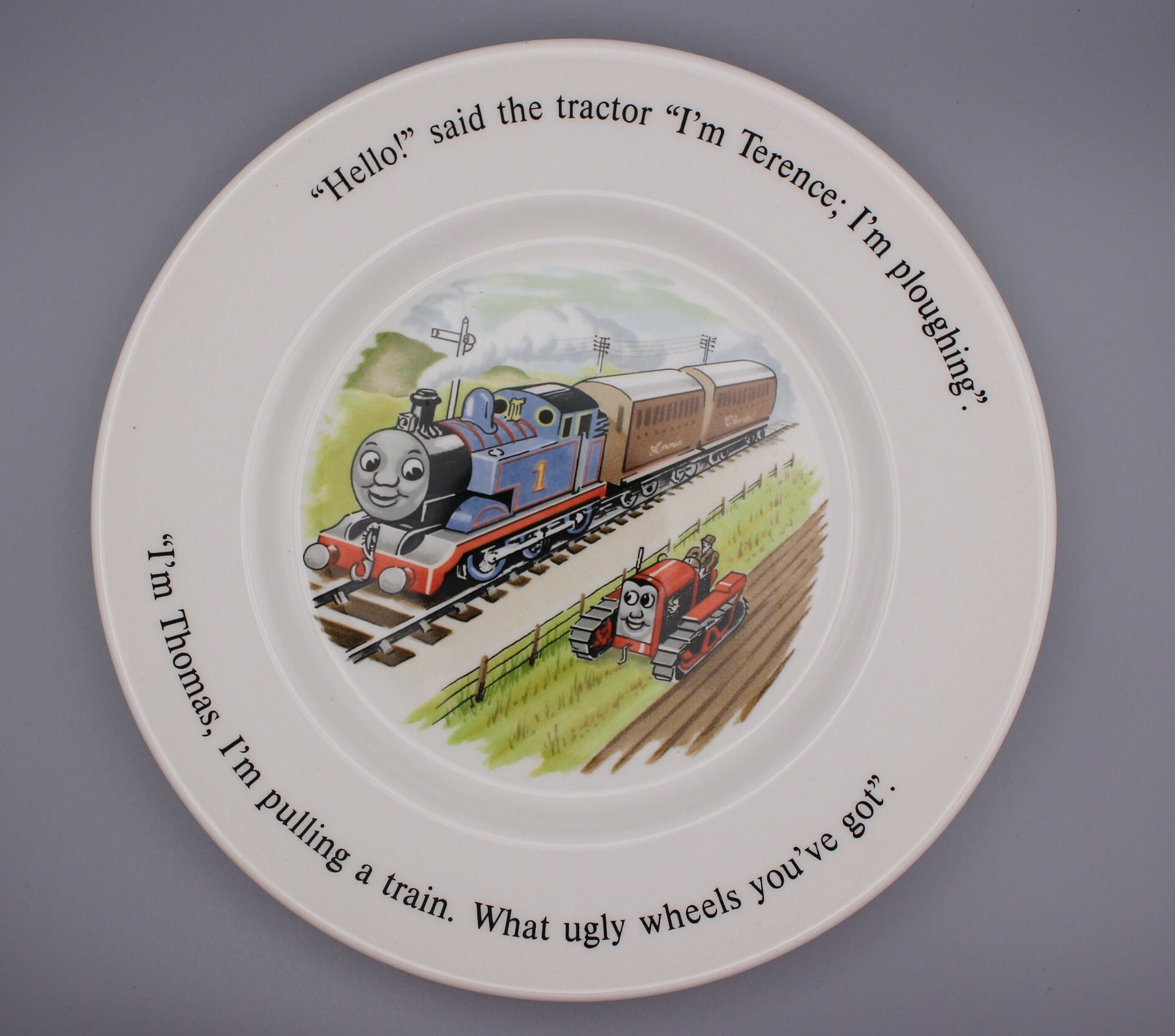 Vintage Wedgwood Thomas the Tank Engine Child's Plate/collectible ...
