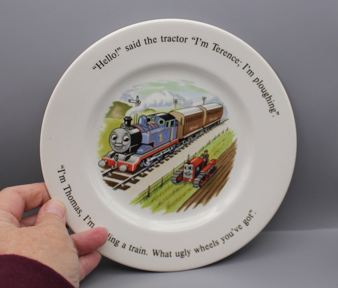 Vintage Wedgwood Thomas the Tank Engine Child's Plate/collectible Plate ...