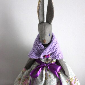 Luna Lapin Rabbit/handmade Felt Heirloom/collectable - Etsy UK