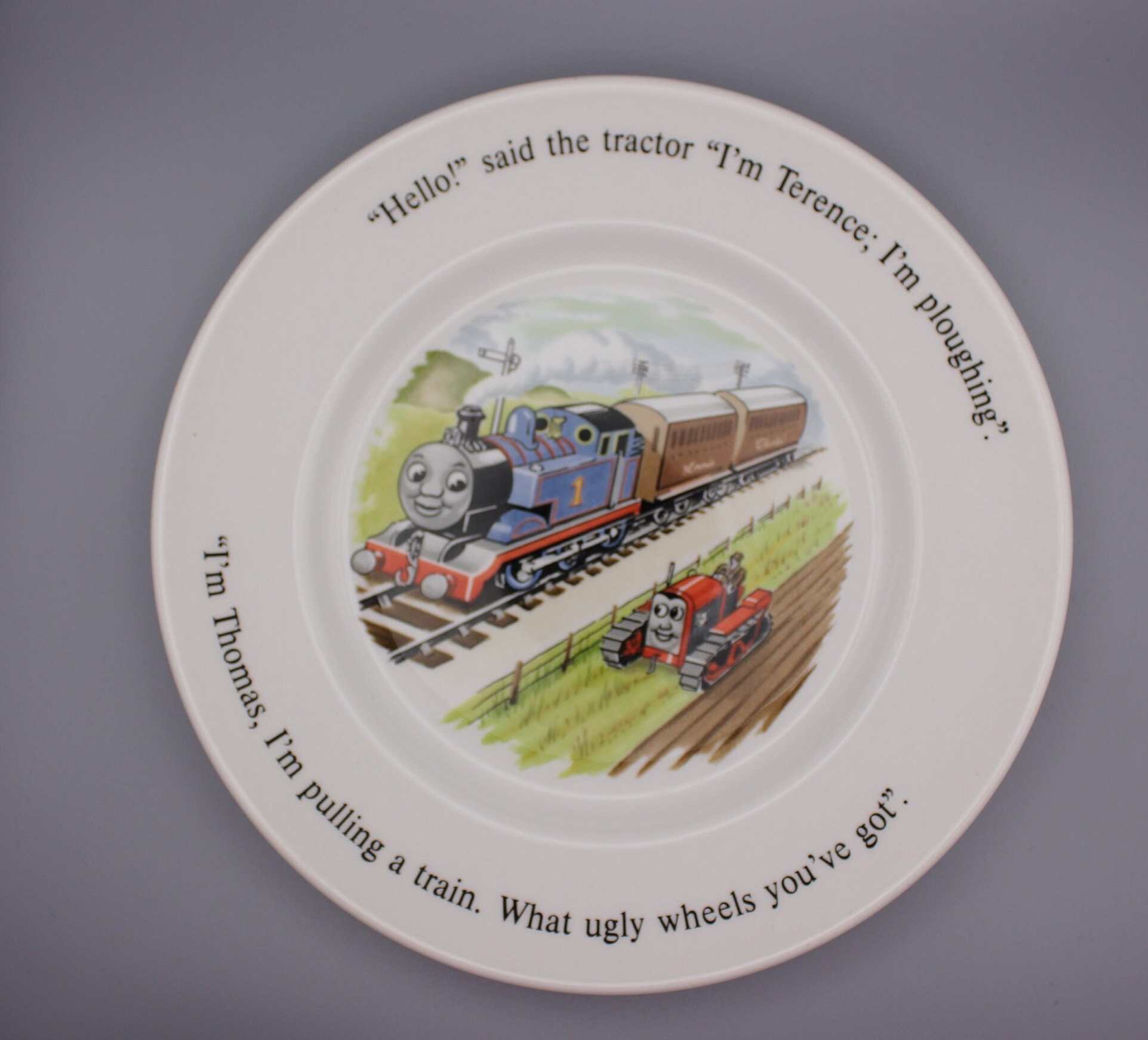 Vintage Wedgwood Thomas the Tank Engine Child's Plate/collectible ...