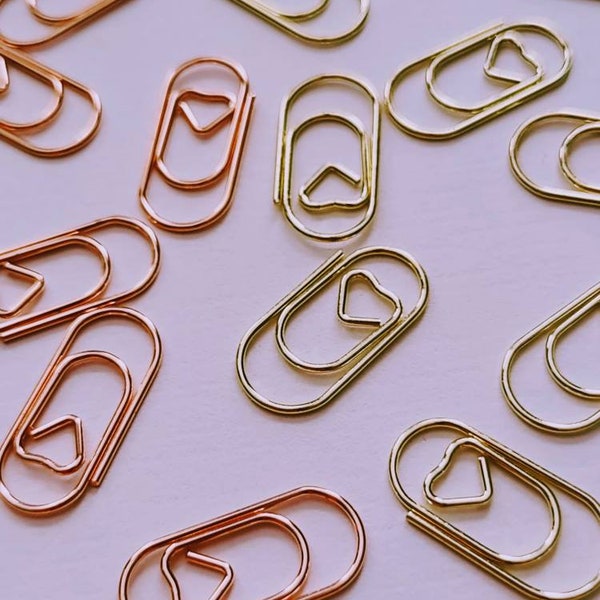 Shaped Paper Clips - Etsy