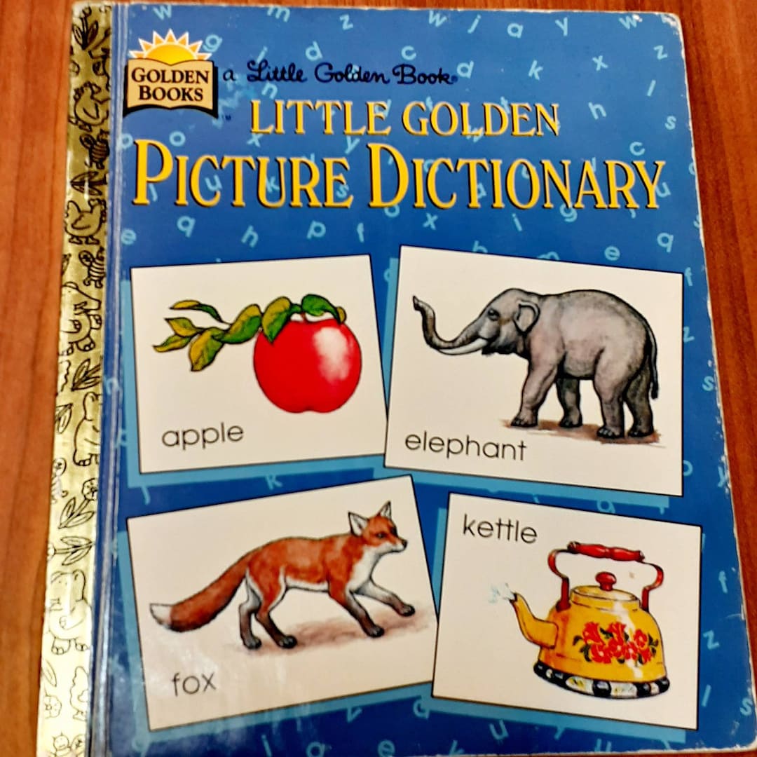 Little Golden Book PICTURE DICTIONARY Illustrated by Marie Dejohn 1981 ...