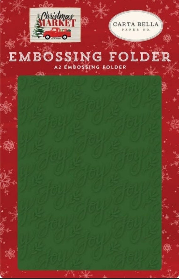 NEW Joy A2 Embossing Folder by Carta Bella Paper Co - Etsy