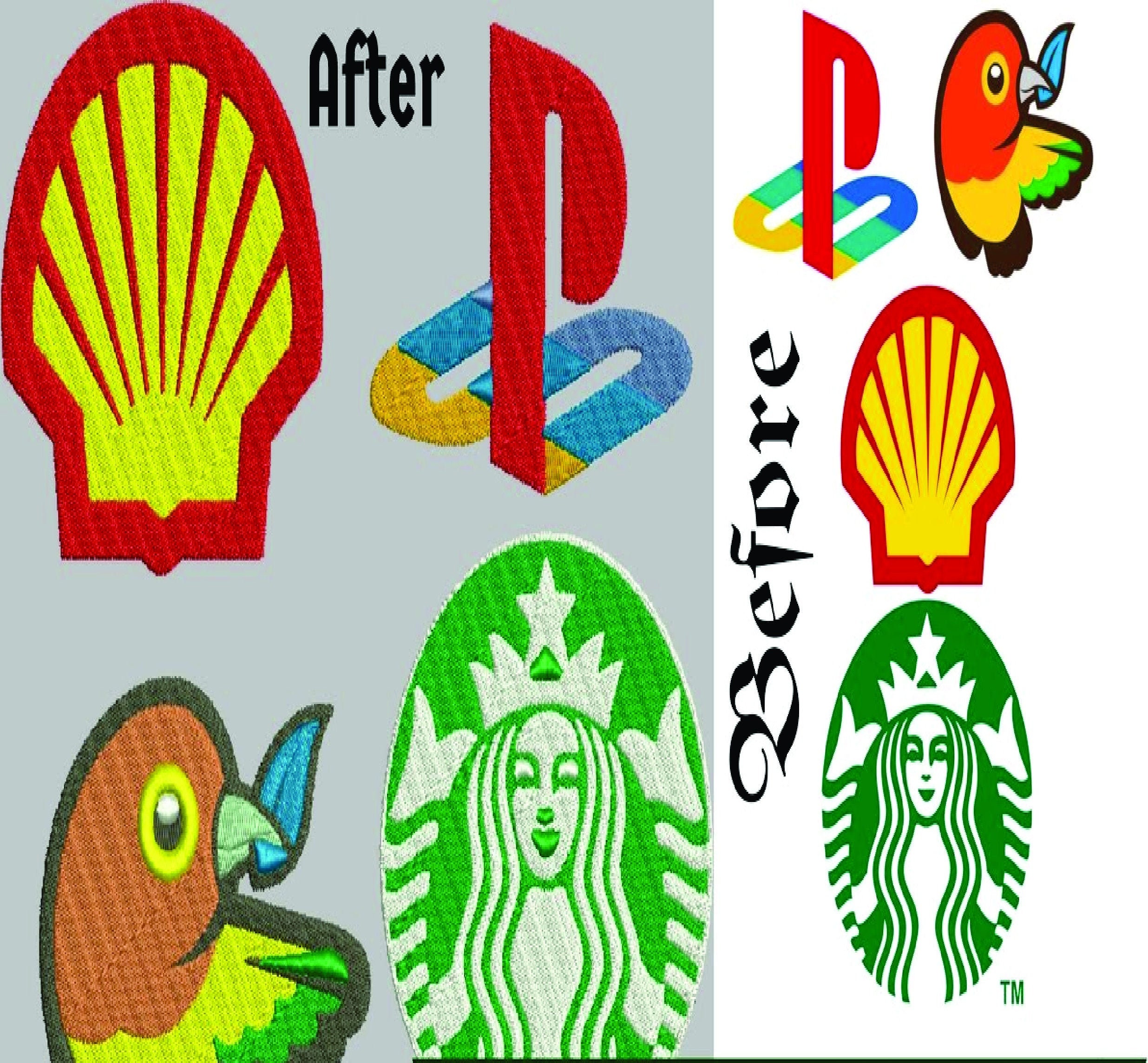 LOGO DIGITIZE / Logo DIGITIZATION for Embroidery - Etsy