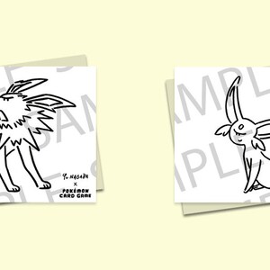 Pokemon X Yu Nagaba Collection Pokemon Print Pokemon Art Yu - Etsy