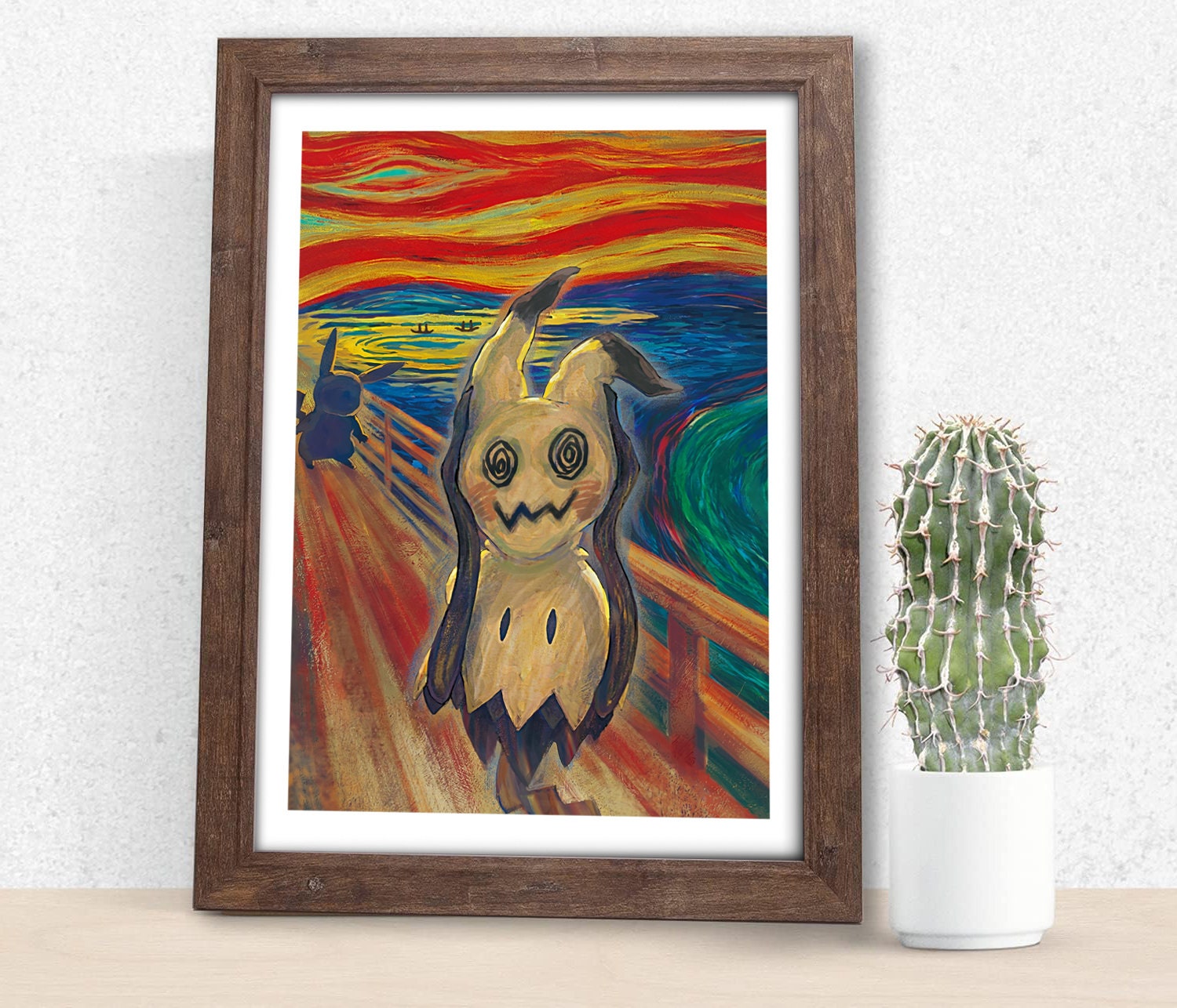 Pokemon Edvard Munch Mimikyu Edition Mimikyu Artwork Pokemon - Etsy