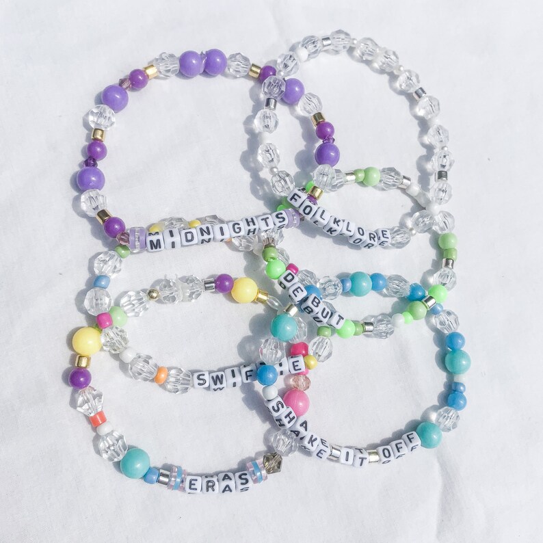 Eras Tour Friendship Bracelets Pack | Album Bracelets | Eras Tour ...