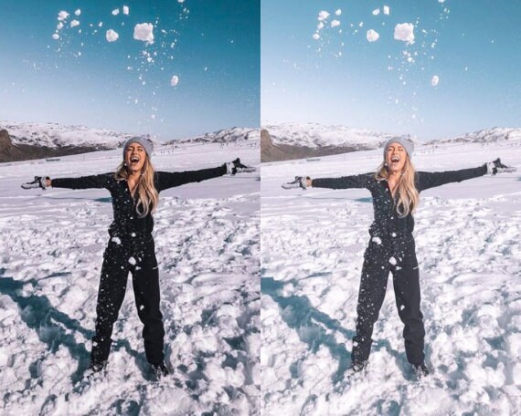 Snowy Lightroom Preset, Instagram Filters, Mobile Presets, Blogger ...