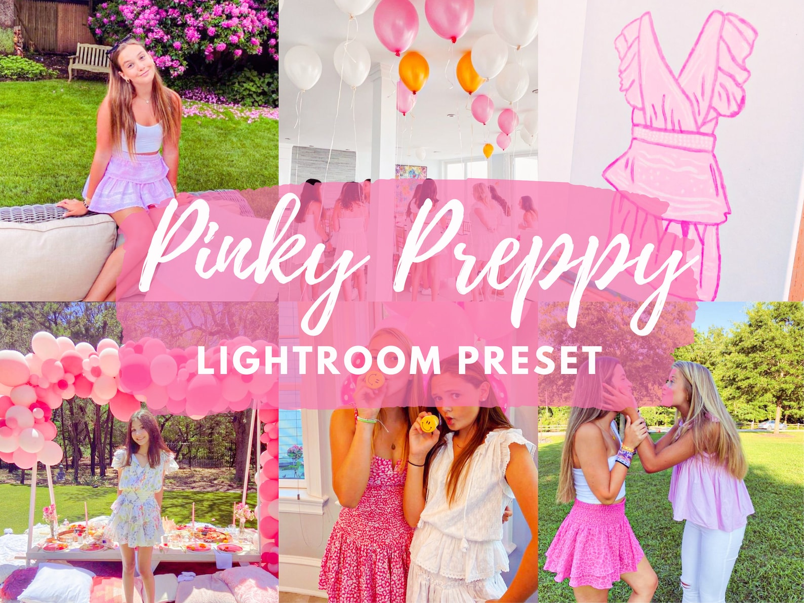 Pinky Preppy Lightroom Preset, Instagram Filters, Influencer Preset ...