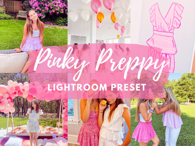 Pinky Preppy Lightroom Preset, Instagram Filters, Influencer Preset ...