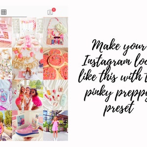 Pinky Preppy Lightroom Preset, Instagram Filters, Influencer Preset ...