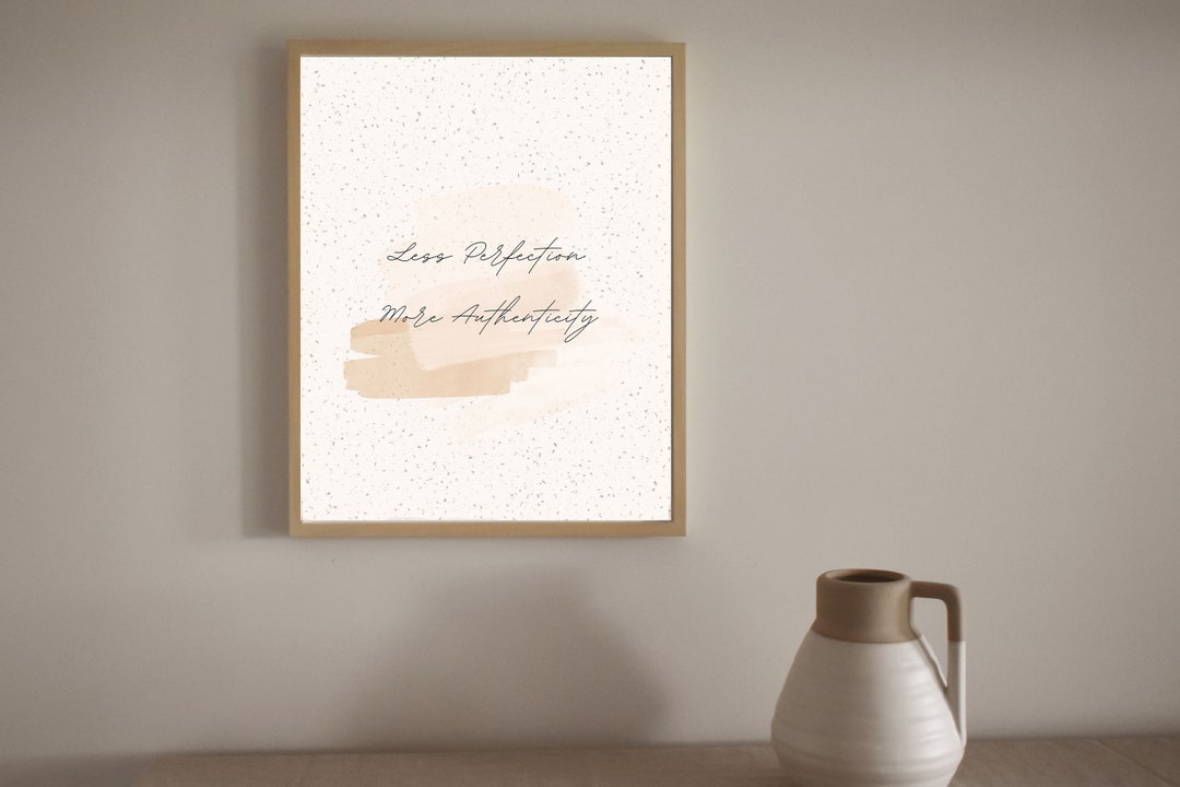 Quote Poster | Minimal Wall Art | Aesthetic Wall Art | - Etsy