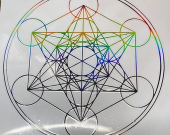 Sacred Geometry Window Decals - Etsy