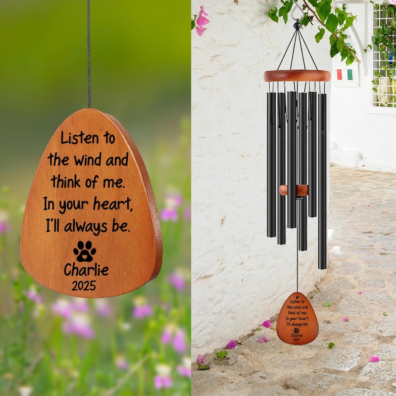 Pet Memorial Wind Chime - Etsy