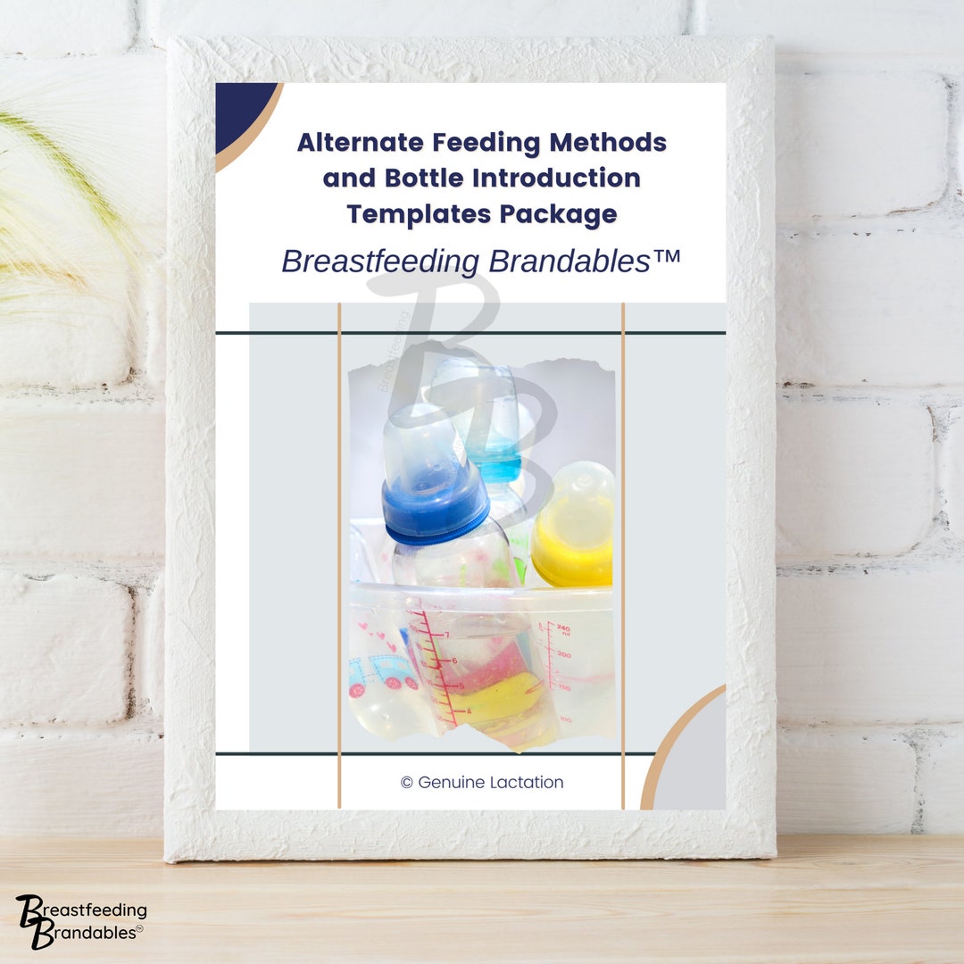 Alternate Feeding Methods and Bottle Introduction Templates for ...